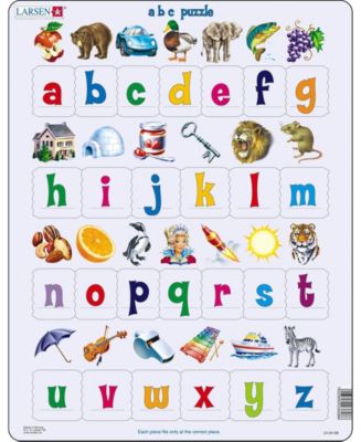 Springbok Larsen Puzzles Lowercase Alphabet Letters Educational Jigsaw ...
