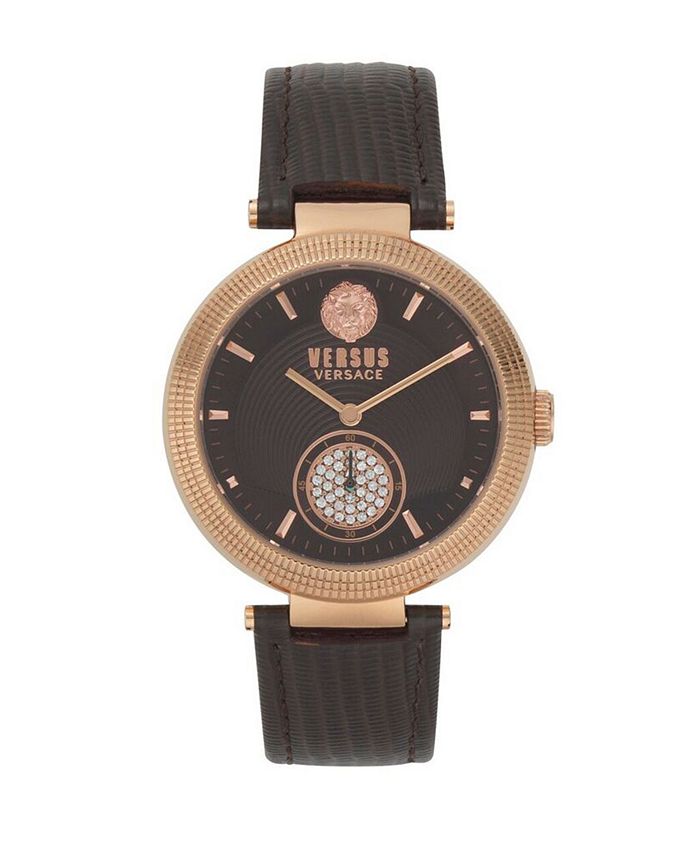 Versus by Versace Versus Women's Brown Strap Watch 20mm - Macy's