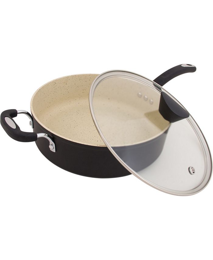 Ozeri Stone Earth All-In-One Sauce Pan with APEO-Free Non-Stick Coating ...
