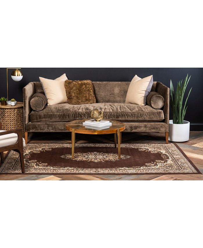 Bayshore Home Birsu Bir1 Brown 9' x 12' Area Rug - Macy's