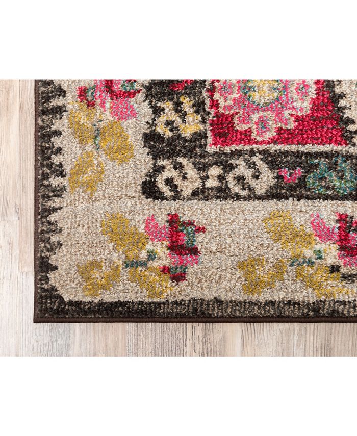 Bayshore Home CLOSEOUT! Arcata Arc1 Multi 2' 7" x 10' Runner Area Rug ...
