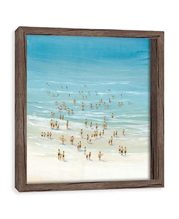 Artissimo Designs Indigo Gradations Hand Embellished Canvas - Macy's