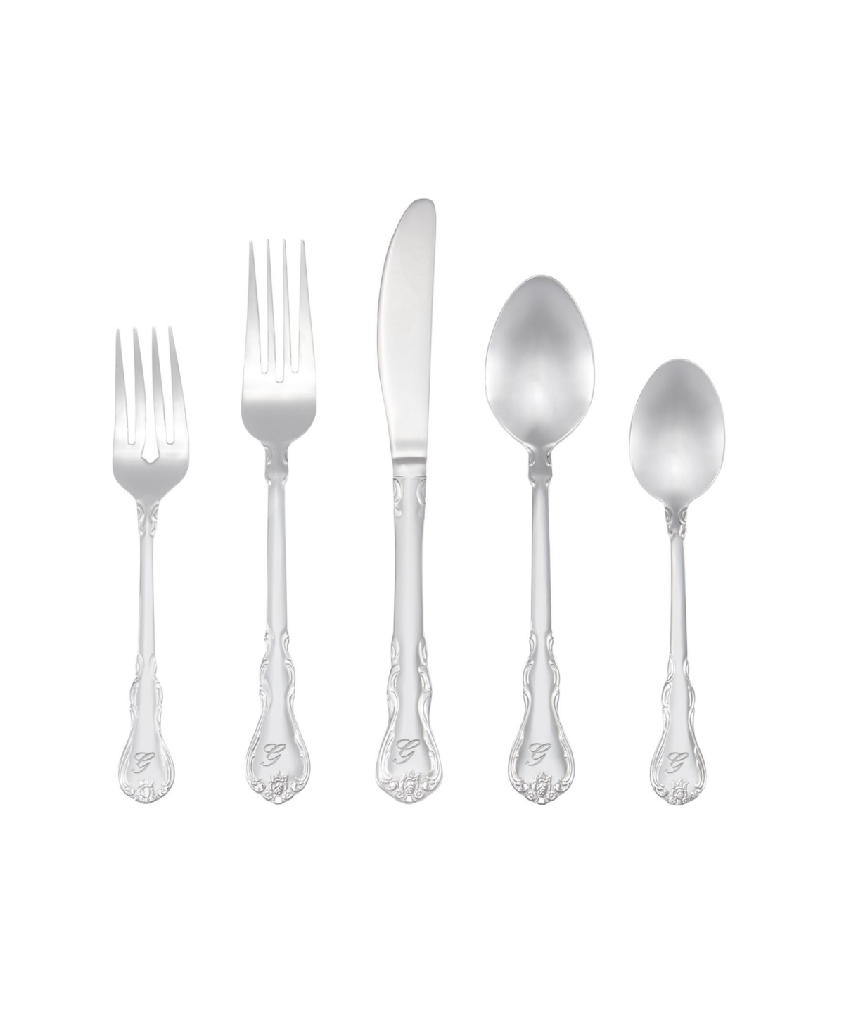 Click here for Riverridge Bouquet 46 Piece Monogrammed Flatware S... prices