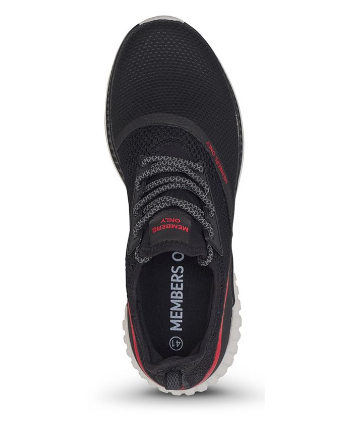 Members Only Men's Knit Sock Fashion Sneaker - Macy's
