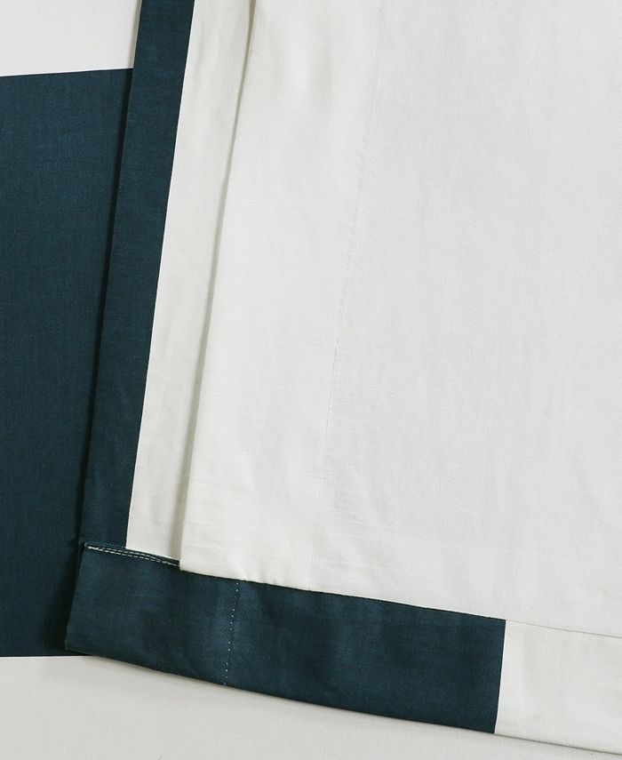 Exclusive Fabrics & Furnishings Horizontal Stripe Panel, 50" x 84" - Macy's