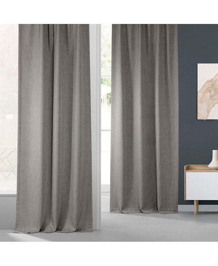 Exclusive Fabrics & Furnishings Blackout 50" x 96" Curtain Panel ...