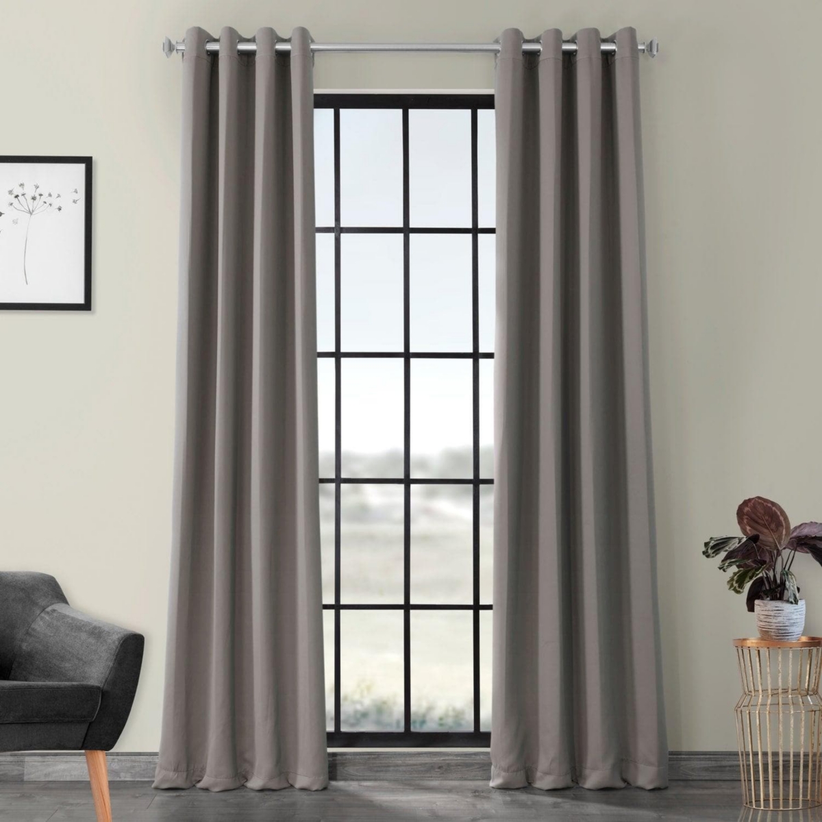 Click here for Half Price Drapes Grommet Room Darkening Curtain -... prices