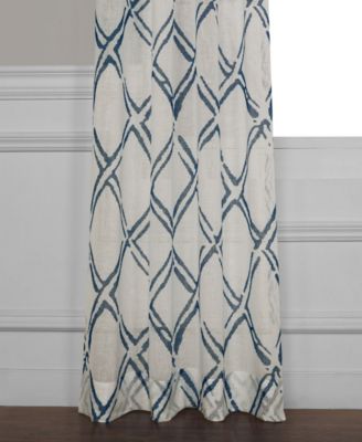Exclusive Fabrics & Furnishings Normandy Printed Sheer 50" x 120 ...