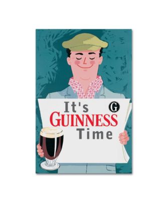 Guinness Brewery 'It's Guinness Time' Canvas Art - 22" x 32" - Macy's