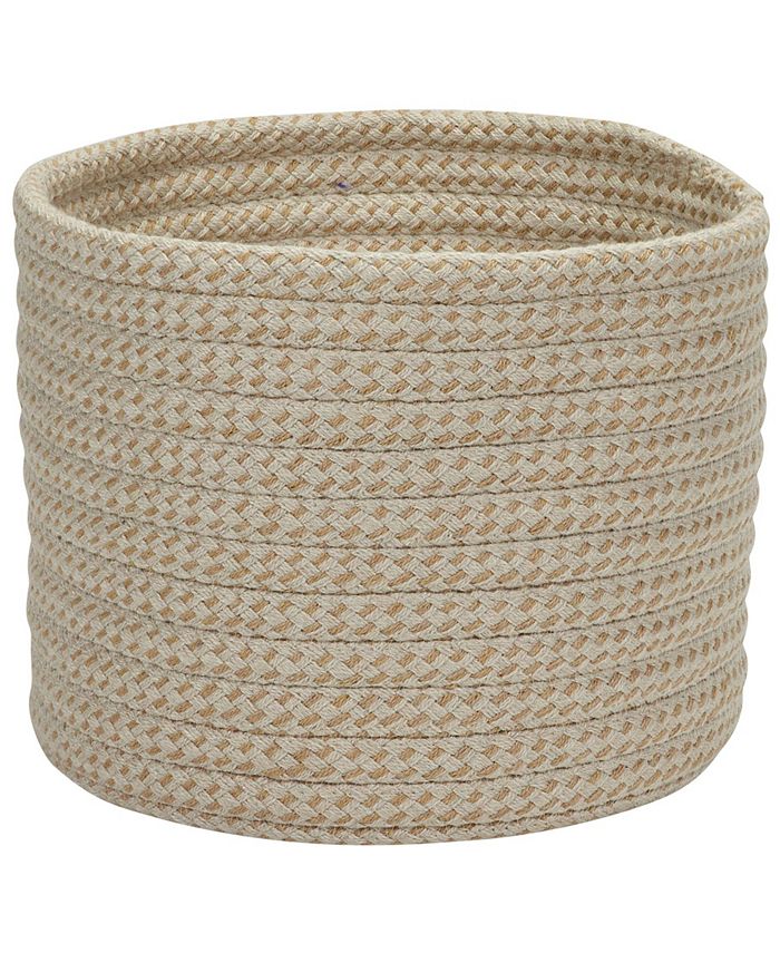 Colonial Mills Sunbrella Sandstorm Braided Basket - Macy's