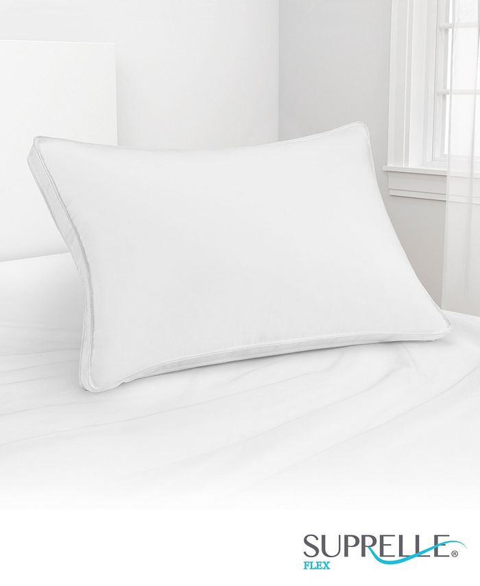 Great Sleep Suprelle Flex Fiber 2" Gusset Standard/Queen Pillow - Macy's