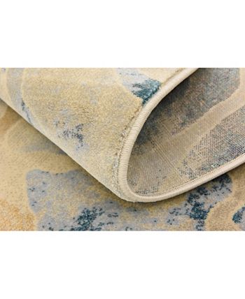 Bayshore Home Marblesea Mrb2 Navy Blue 5' x 8' Area Rug - Macy's