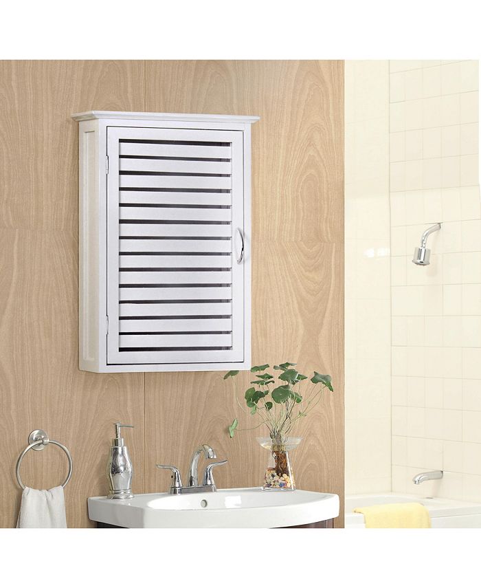 Gallerie Décor Bamboo Natural Spa Wall Cabinet - Macy's