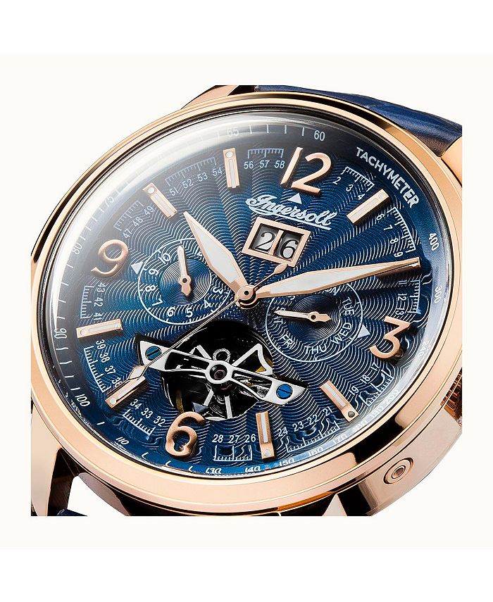 Ingersoll Regent Automatic Chronograph with Rose Gold IP Stainless ...