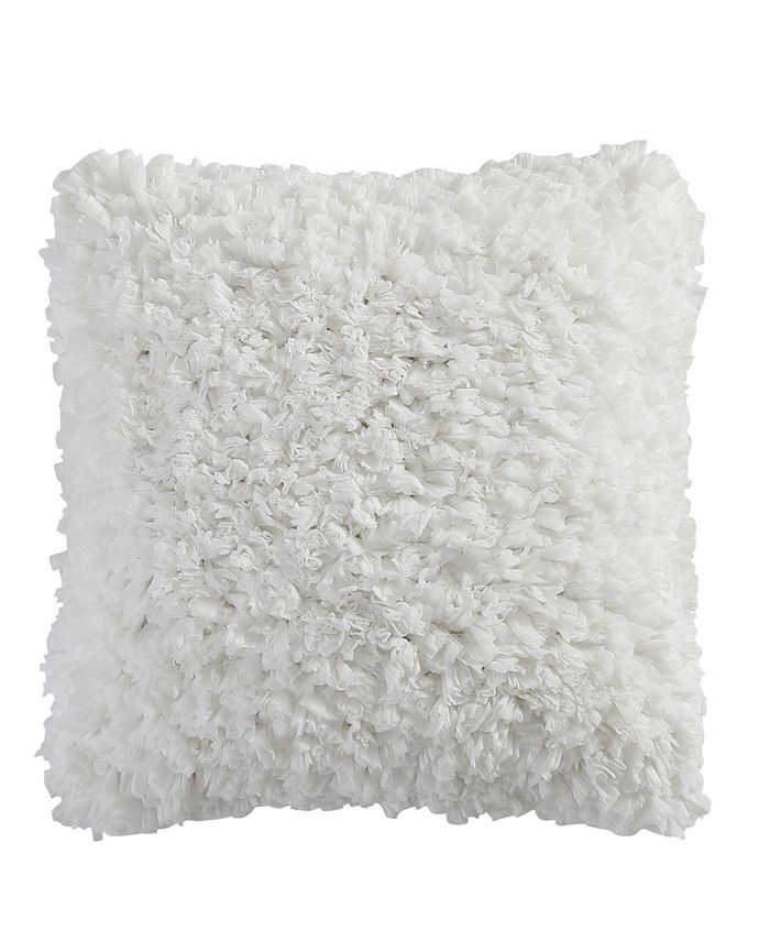 VCNY Home Anika 18x18 Paper Shag Pillow - Macy's