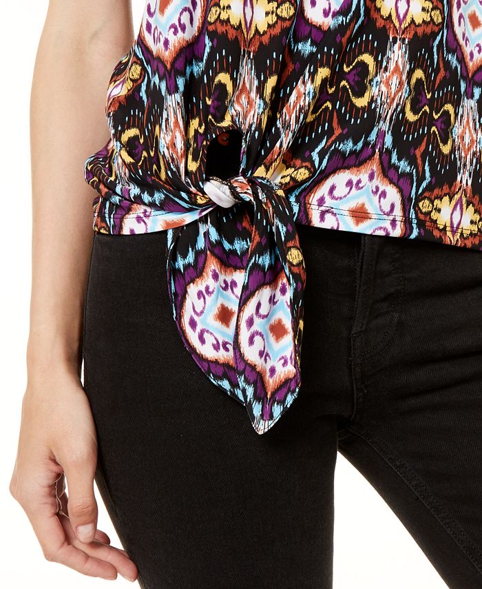 INC International Concepts INC Side-Knot Top, Created for Macy's - Macy's