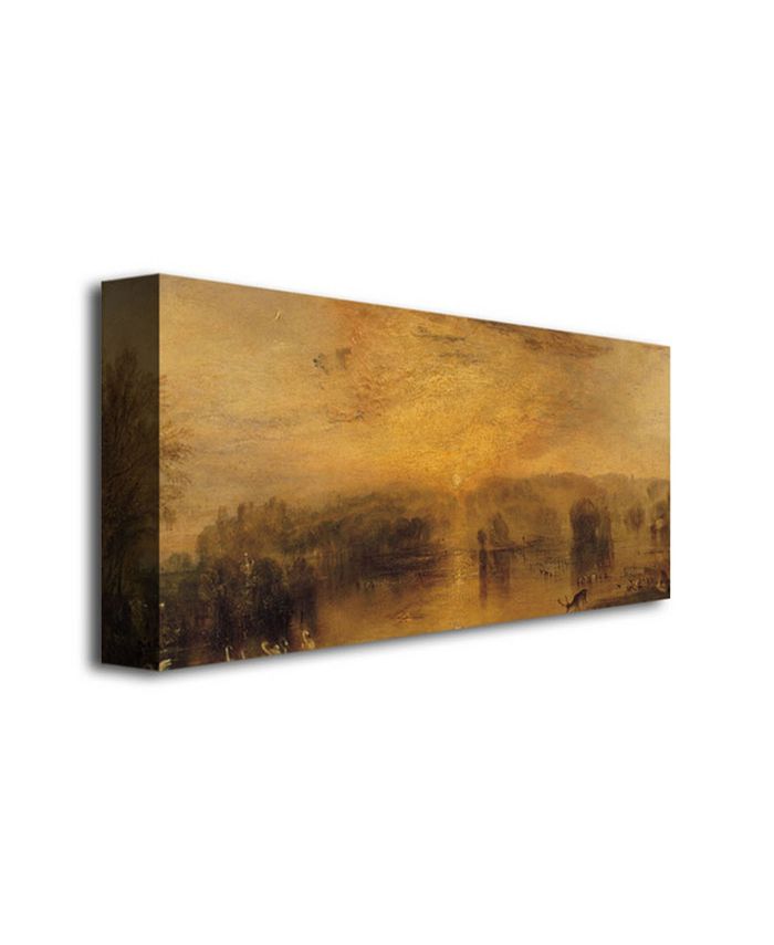 Trademark Global Joseph Turner 'The Lake Petworth, Sunset' Canvas Art ...