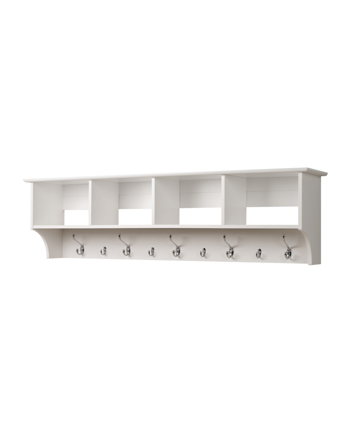 Click here for Prepac 60 Wide Hanging Entryway Shelf - White prices