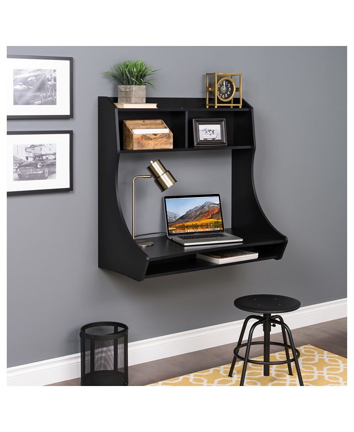 Prepac Compact Hanging Desk - Macy's