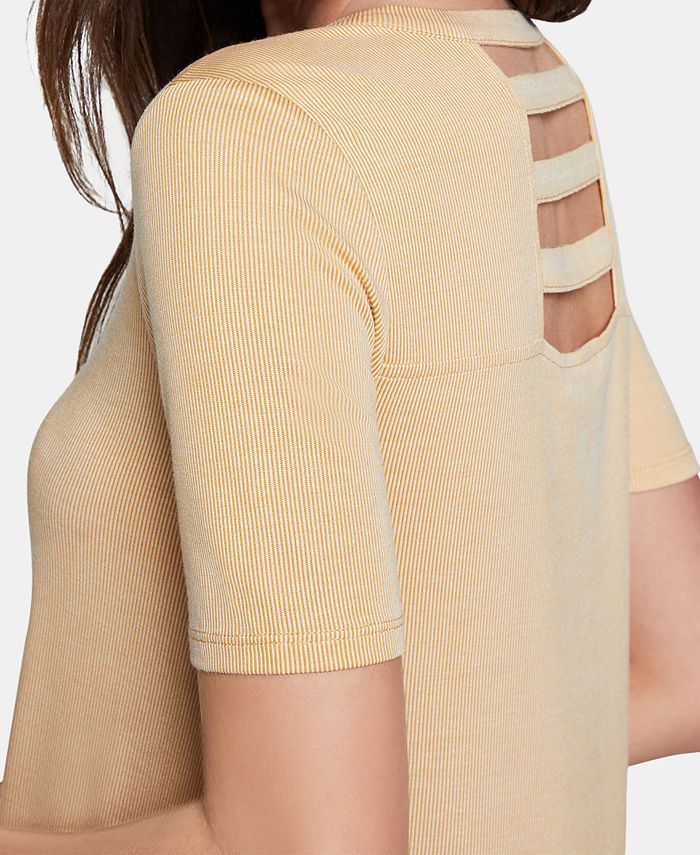 BCBGeneration Ribbed Ladder-Back Dress - Macy's