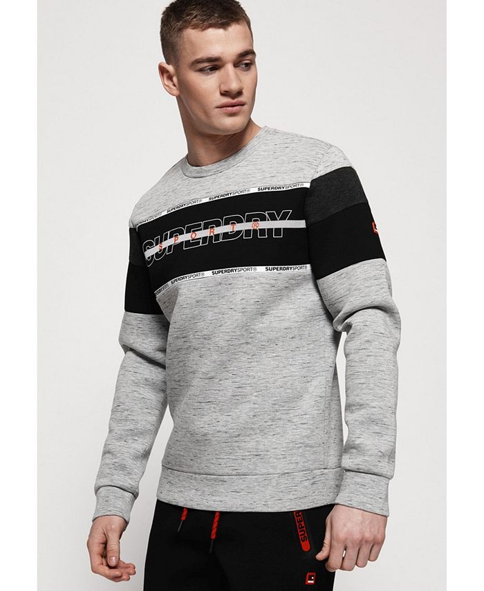 Superdry Gym Tech Cut Crew Sweatshirt - Macy's
