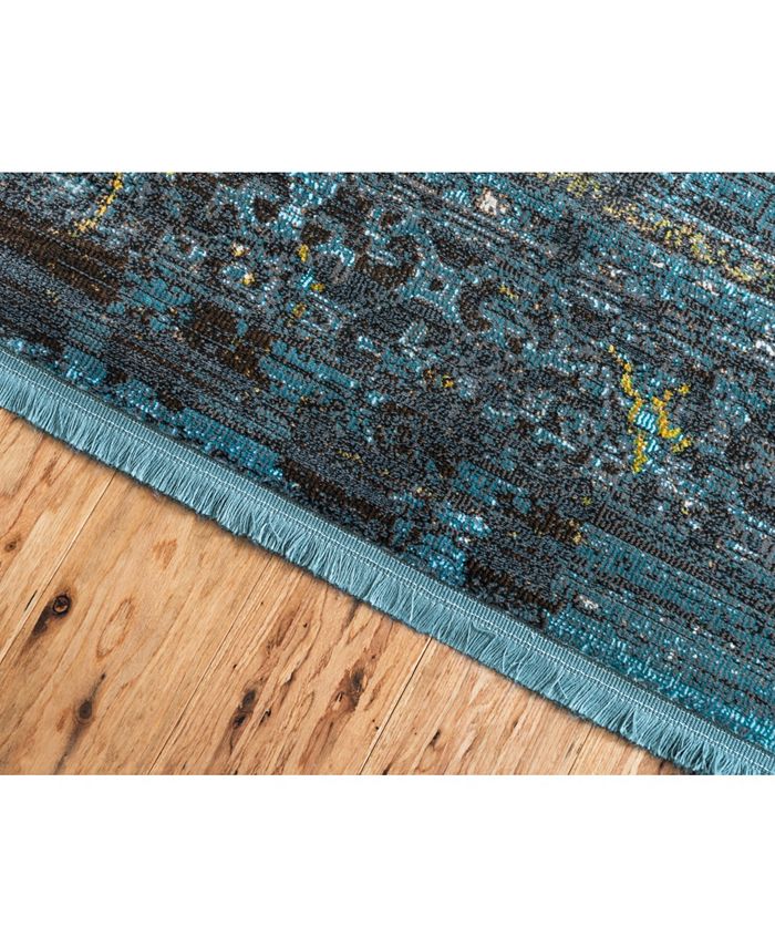 Bayshore Home Kenna Ken5 Dark Gray 10' x 13' Area Rug - Macy's