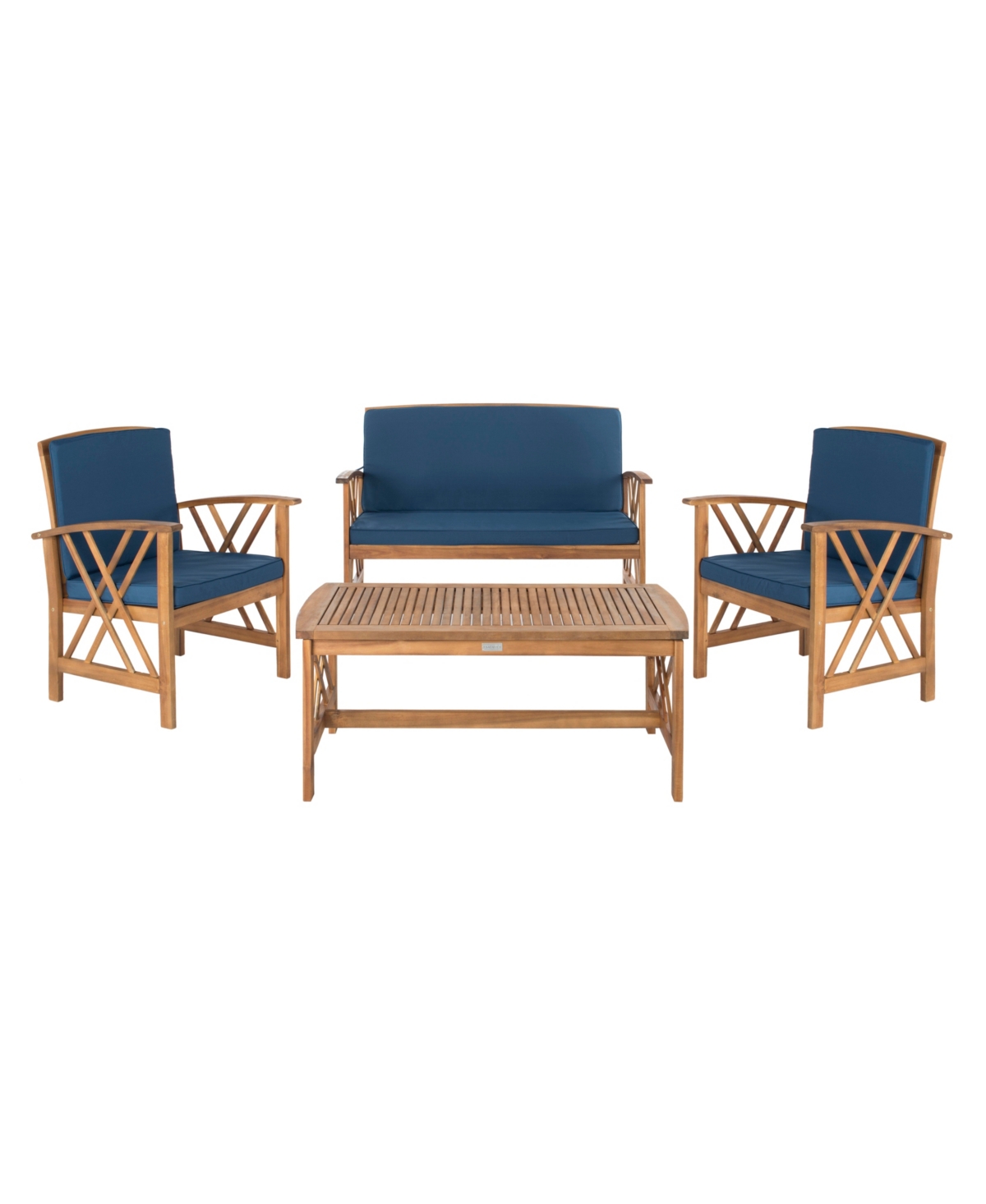 Click here for Fontana 4Pc Outdoor Seating Set - Navy prices