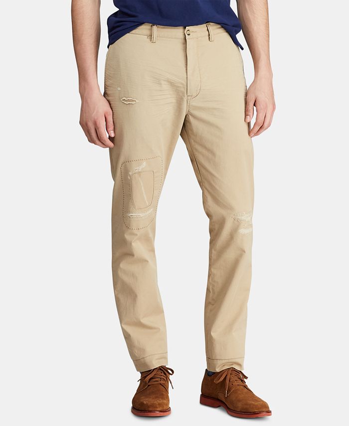 Polo Ralph Lauren Men's Big & Tall Stretch Classic Fit Chino Pants - Macy's