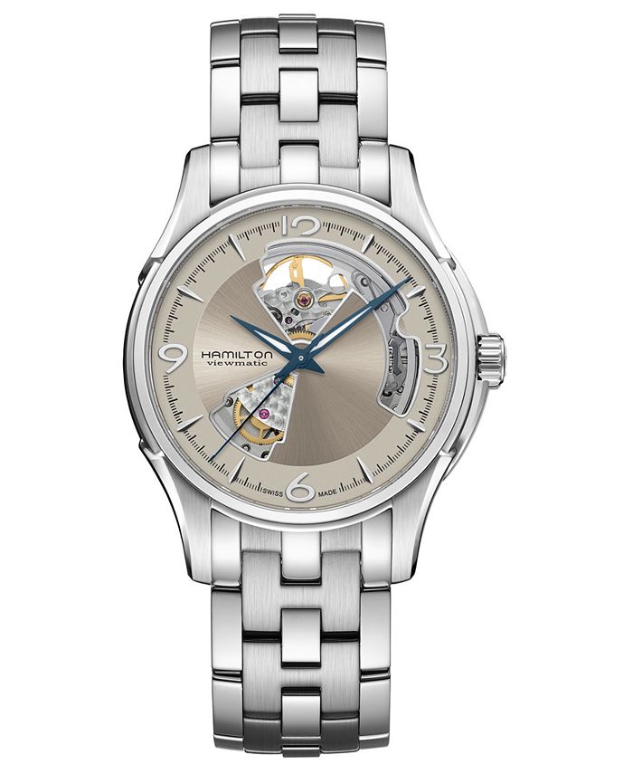 Hamilton Men's Swiss Automatic Jazzmaster Stainless Steel Bracelet ...