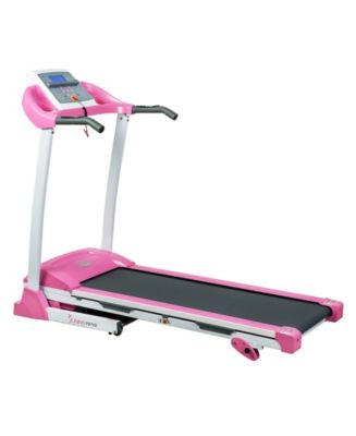Sunny Health and Fitness Pink Treadmill - Macy's