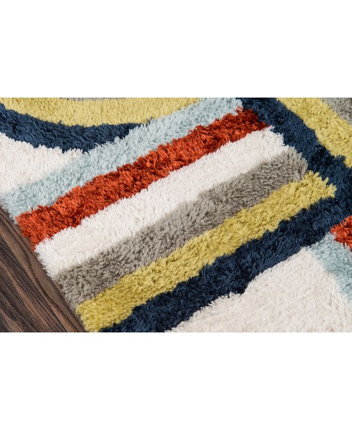 Novogratz Collection Novogratz Retro Ret-5 Multi 3'6" x 5'6" Area Rug ...