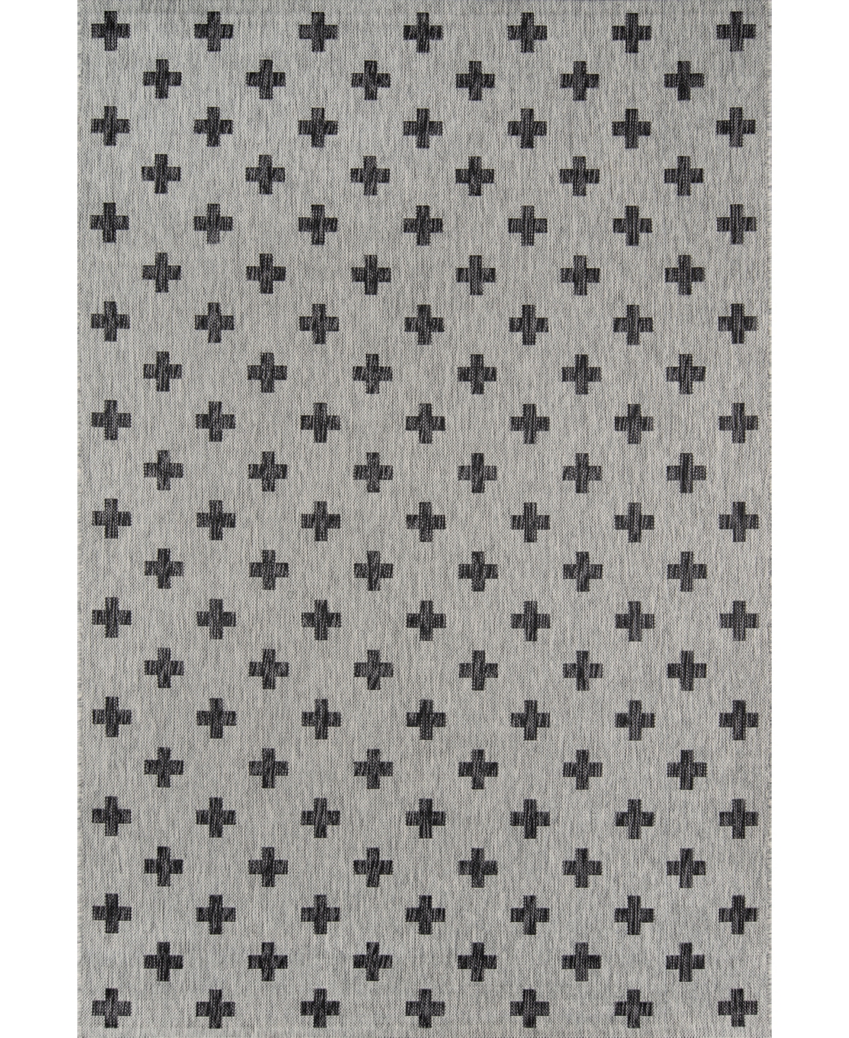 Novogratz Villa Vi-01 Gray 710 x 1010 Outdoor Area Rug - Grey