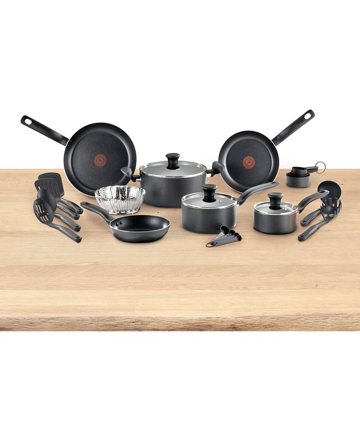 T-Fal 18-Pc. Nonstick Cookware Set & Reviews - Cookware Sets - Macy's