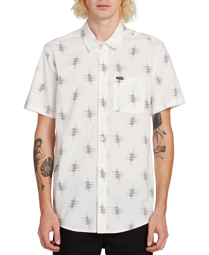 Volcom Men's Marker Fade Abstract-Print Shirt - Macy's