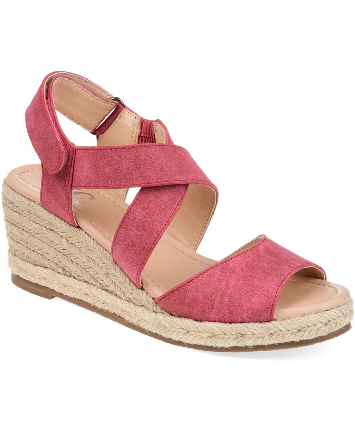 Journee Collection Women's Spencer Espadrille Wedges - Macy's