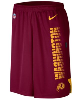 Nike Men's Washington Redskins Player Knit Breathe Shorts - Macy's