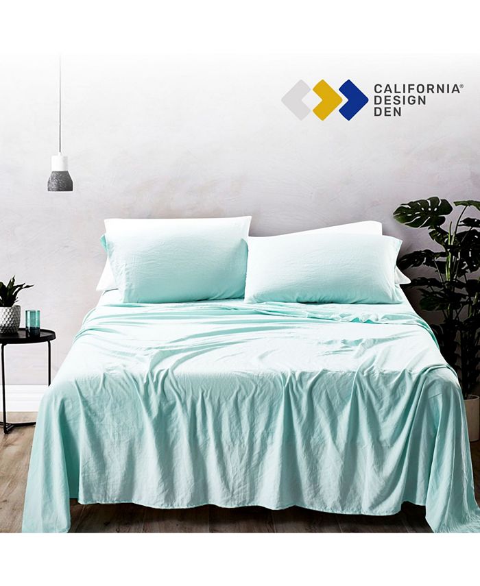 California Design Den 4-Piece Sheet Set, Queen - Macy's