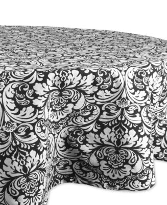 Damask Tablecloth 70" Round - Macy's
