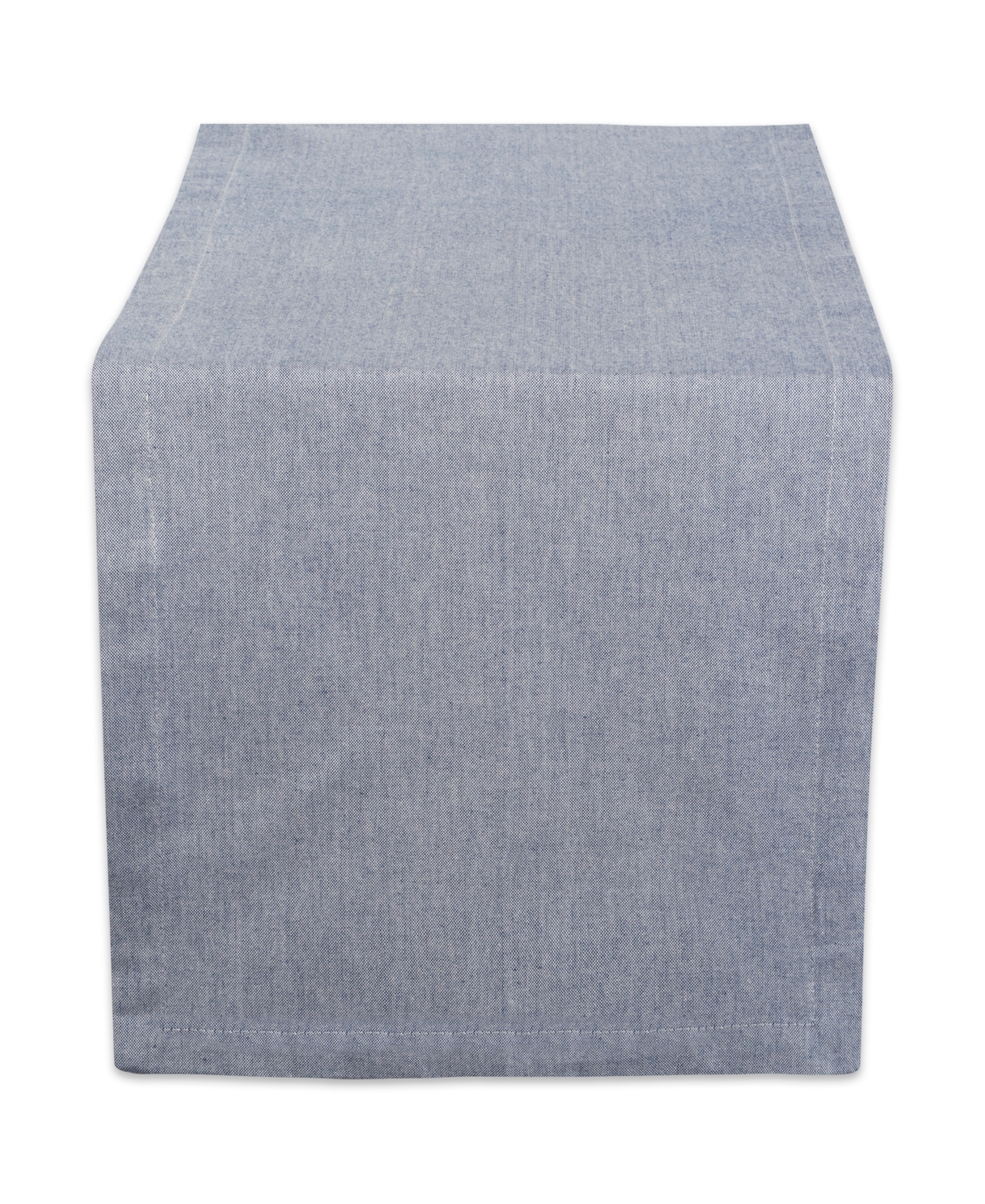 Click here for Solid Chambray Table Runner 14 x 108 - Blue prices
