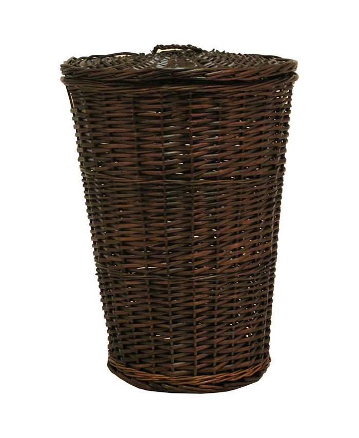 Redmon Since 1883 Redmon Round Willow Hamper with Matching Lid - Macy's