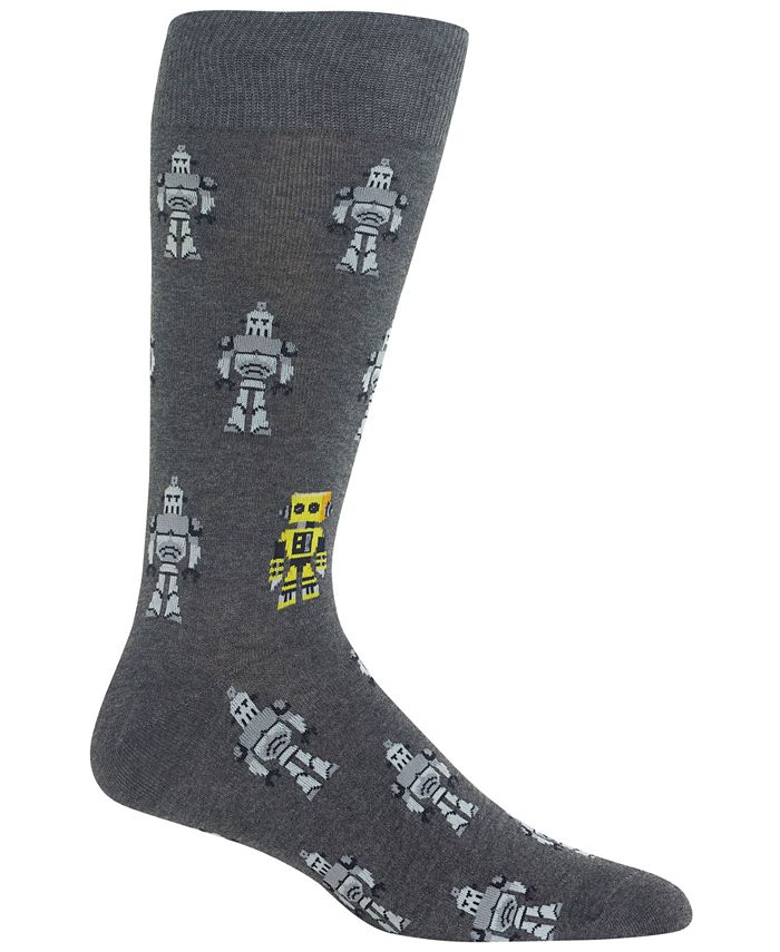 Hot Sox Men's Robots Socks - Macy's