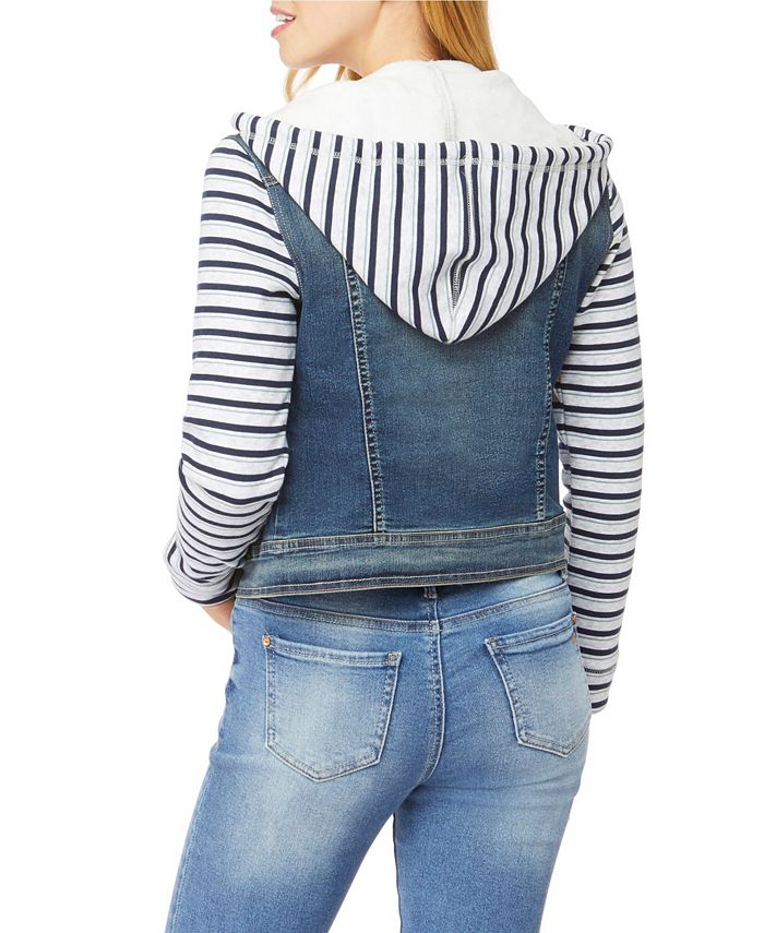 WallFlower Big Girls Denim Two-fer Jacket - Macy's
