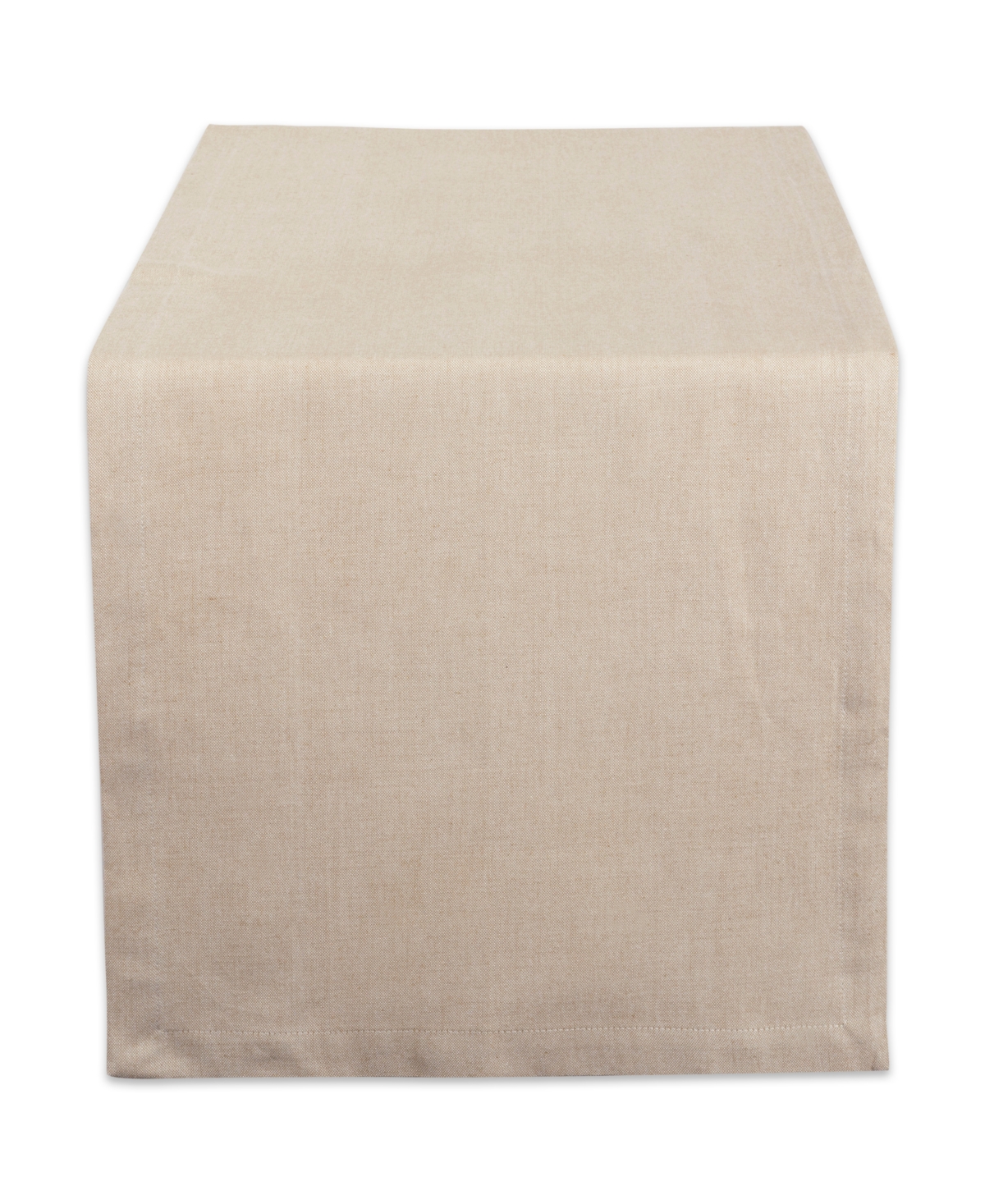 Click here for Solid Chambray Table Runner 14 x 108 - Natural prices