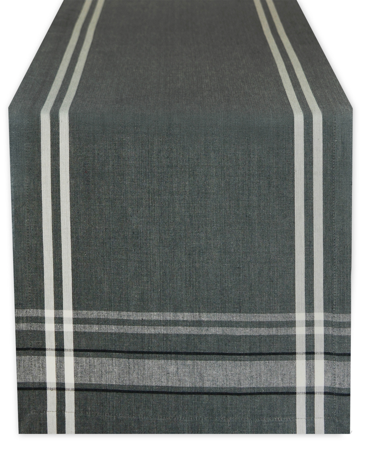 Click here for French Chambray Table Runner 14 x 72 - Grey prices