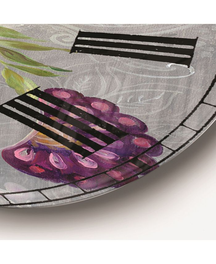 Designart Cabin and Lodge Oversized Metal Wall Clock - Macy's