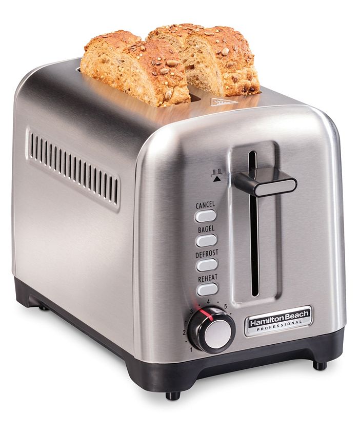 Hamilton Beach Stainless Steel Professional 2 Slice Toaster - Macy's