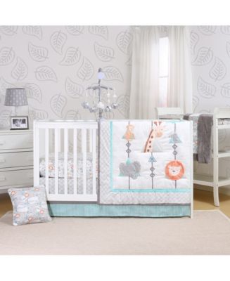 The Peanutshell Safari Adventure 3 Piece Crib Set - Macy's