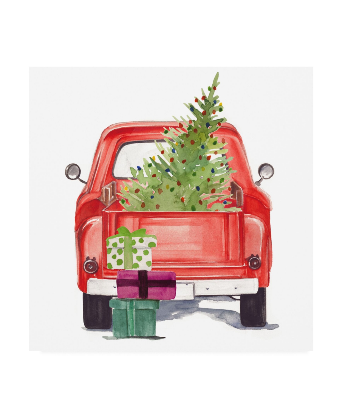 Click here for Jennifer Paxton Parker Christmas Cars Iii Canvas A... prices