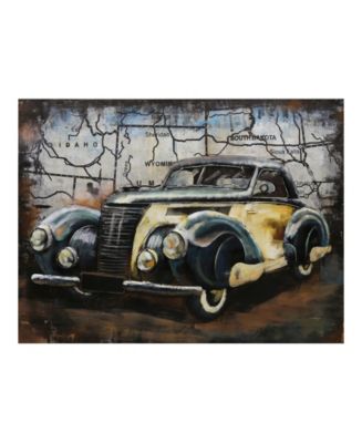 Moe's Home Collection Big Fenders Wall Decor, 39.5" L x 29.5" W x 2" H ...