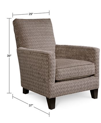 Furniture Brady Fabric Accent Chair - Macy's